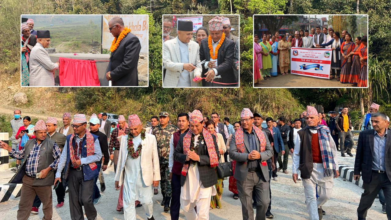पद जानुअघि खगराजको ‘कैँची–रिबन’ मोह, १९ महिनाअघि बनेकासहित १० पुल ...